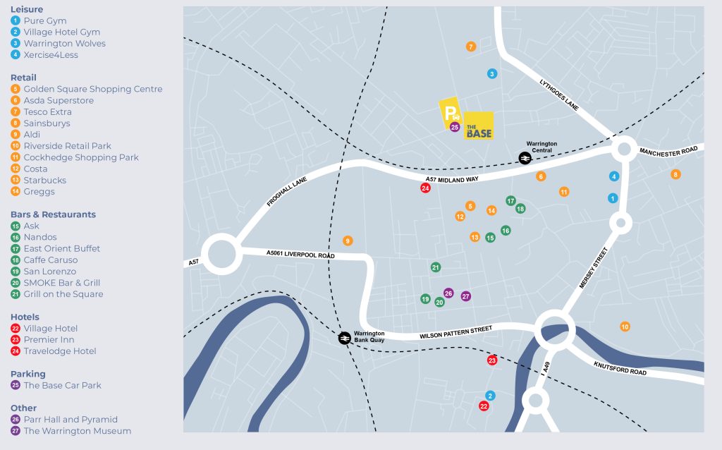 Location | The Base, Warrington